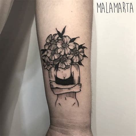 27 Naked Lady Tattoo Ideas Body With Flowers Tattoo Blooming Head