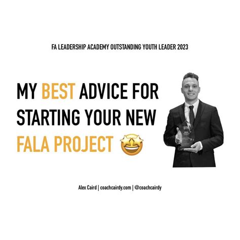 Alex Caird On Linkedin How Do I Start My Fala Project — Coach Cairdy