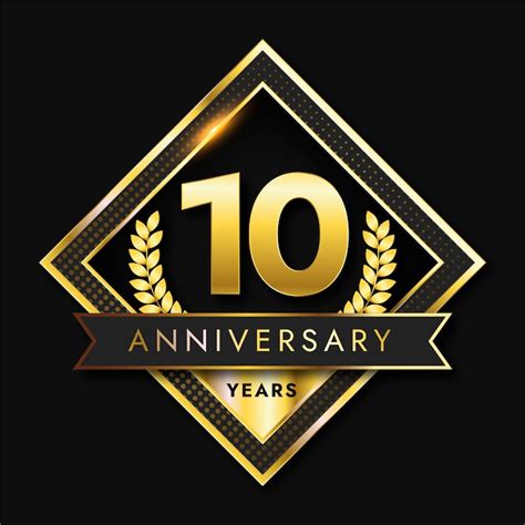 Logo Anniversaire Theme 10 Ans Vecteurs Téléchargez Gratuitement