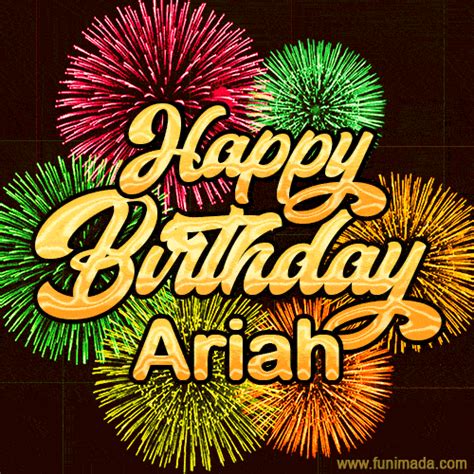 Happy Birthday Ariah S For Her Download On