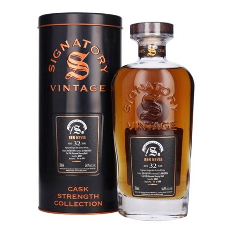 Ben Nevis 1991 32 Year Old 3837 Signatory Symingtons Choice