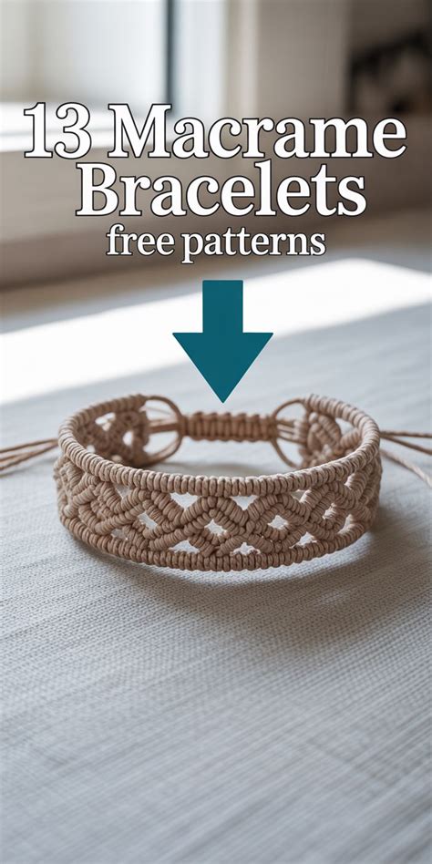 13 Macrame Bracelets Free Patterns Macrame Patterns Free With