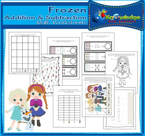 Frozen Math Worksheets Ebook By Teach Simple