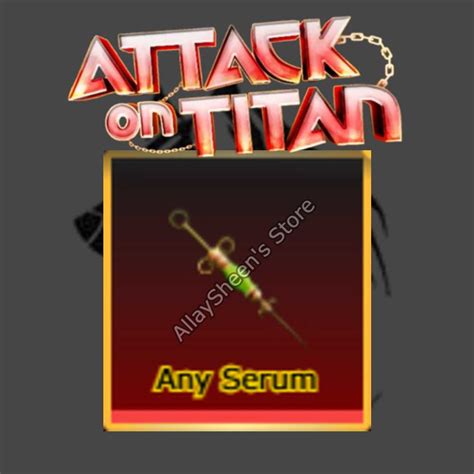 Any Serum Attack On Titan Revolution Aotr Armored Serum Attack