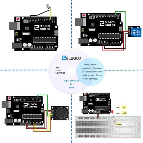 Elegoo Uno R3 Super Starter Kit Compatible With Arduino Ide Arduino