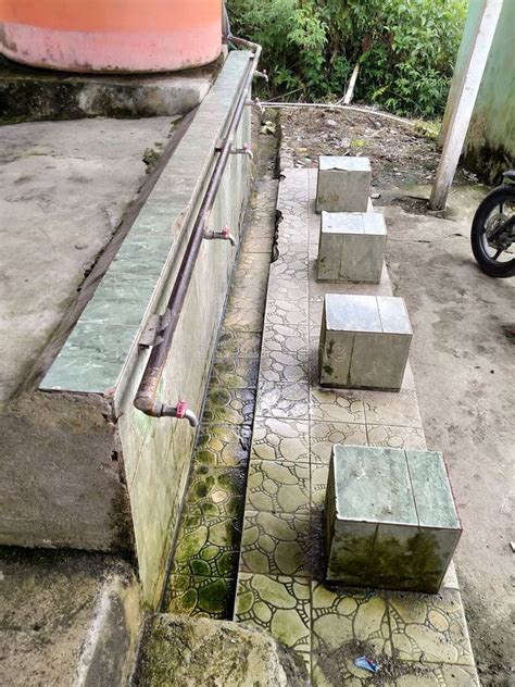 Ablution Place A Mosque In The Village Used By Muslims When Going To