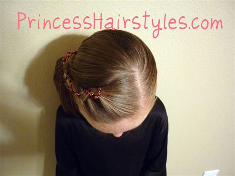 French Braid With Beads Hairstyle Hairstyles For Girls Princess