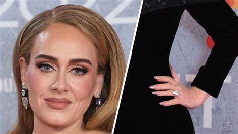 Adele Sparks Engagement Rumours After Wearing Huge Ring At Brit Awards