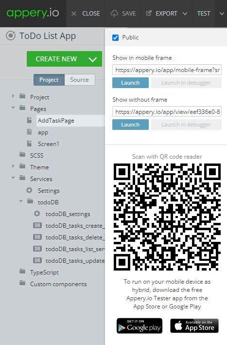 Ionic Quickstart Database Tutorial