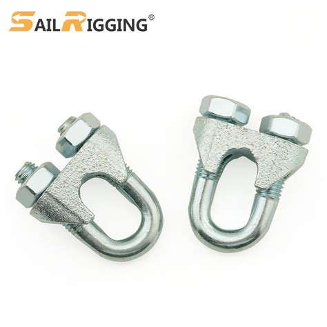 741 Din Standard Type Wire Rope Clips Malleable Wire Rope Clip Clamp