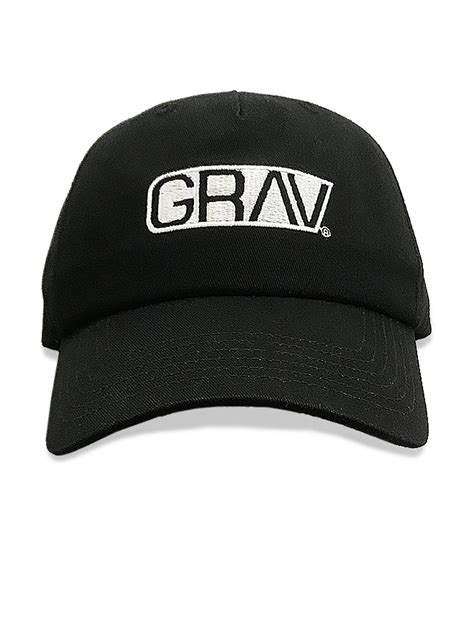 Grav Premium Cotton Twill Adjustable Black Dad Hat Most Trusted Smoke