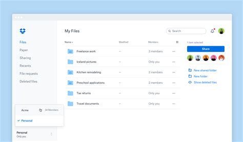 the new —files and team activity all in one place dropbox
