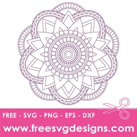 Mandala Svg Files Free Downloads