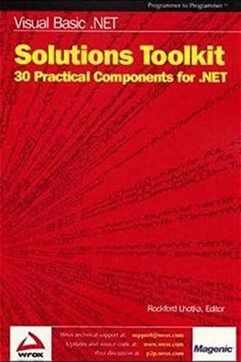 سعر ومواصفات John Wiley And Sons Visual Basicnet Solutions Toolkit 30 Practical Components For