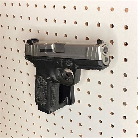 Smith And Wesson Sd9 Ve Mount Pegboard Gun Holder Rack Storage