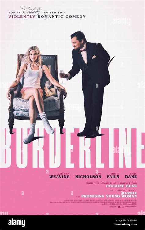 Borderline Poster From Left Samara Weaving Ray Nicholson 2025