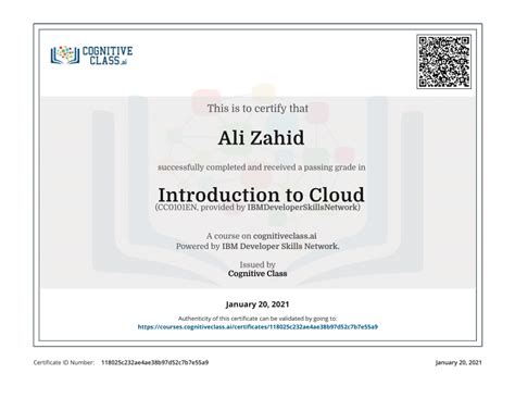 Pdf Cognitive Class Ai Introduction To Cloud