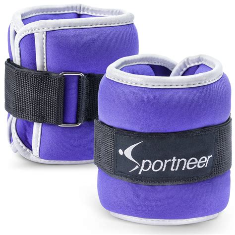 Ankle Weights 10 Lbs Each Sportneer Adjustable Ankle Weights 0512