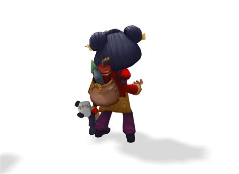 Stl File Panda Annie League Of Legends 3d Print Model 🐼 ・3d Printing