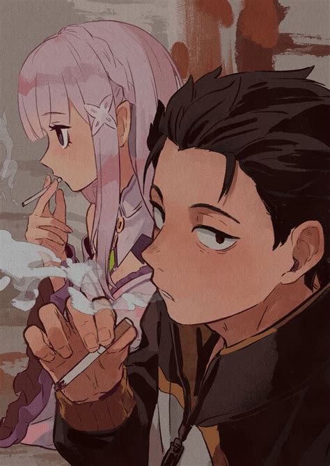 Нацуки Субару обои арт Ре Зеро Subaru Art Re Zero Anime Character