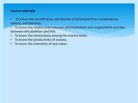 Biological And Chemical Oceanography Ppt