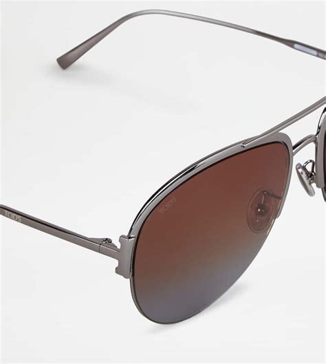 Woman 그레이 파일럿 선글라스 Xow03126018agjpzb600 Tods Woman 그레이 파일럿 선글라스 Xow03126018agjpzb600 Tods
