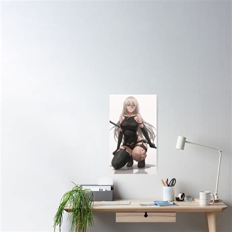 Cute YoRHa A Nier Automata Lewd Sexy Tits Boobs Anime Hentai Android Girl Poster For Sale