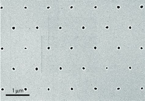 20 Nil Patterned Si Substrate A Top View Sem Image Of A Nil