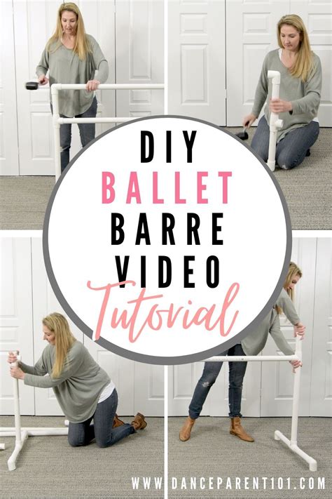Diy Ballet Barre With Video Tutorial Material List Measurements
