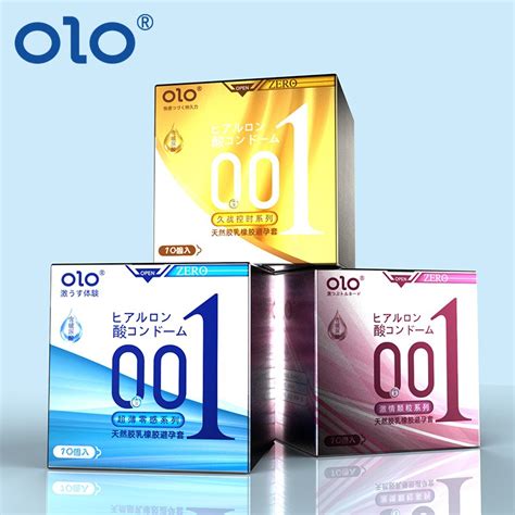 Olo 001 Condom Classic Ultra Thin Anatomic Long Lasting Dotted