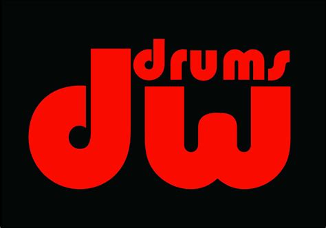 Music Instrument Sticker Dw Drums Sticker Decal 5x3 Inch High Quality