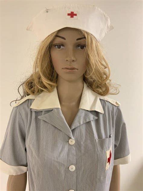 United States Wwii Era American Red Cross Female Medic Uniform
