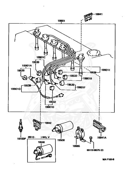 A Diagram Of Timing Igination Electronic Distributor Of The Toyota Hilux Hips Of 1994 Model With