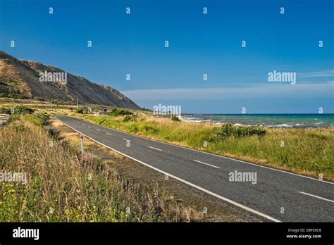 Cape Palliser Road Near Te Humenga Point South Wairarapa Coast