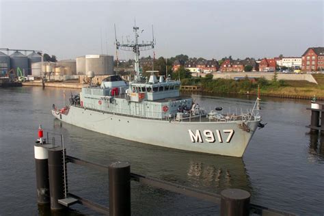 Belgischer Minensucher CROCUS M 917 folgt der Nato-Flotte zum Manöver ...