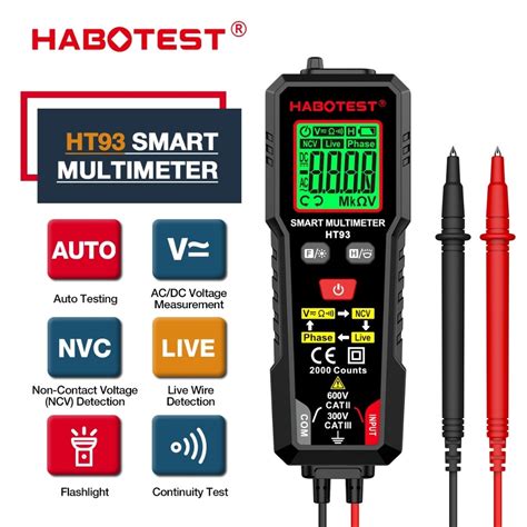 Jual Tb79uj Habotest Ht93 Digital Multimeter Voltage Tester Pen Ncv Ac