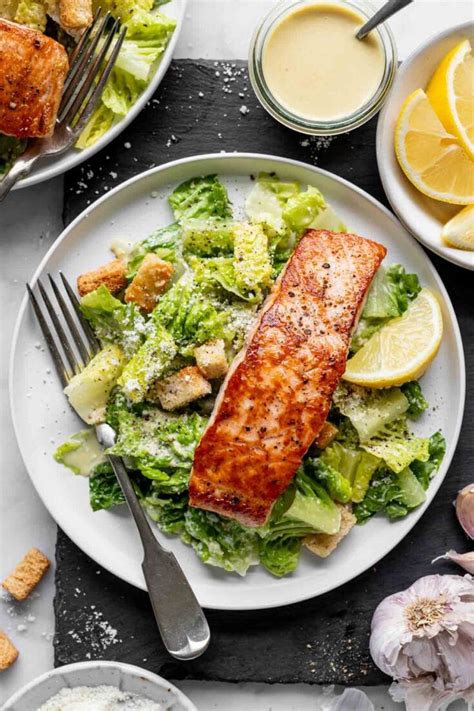 Salmon Caesar Salad Healthy Seasonal Recipes