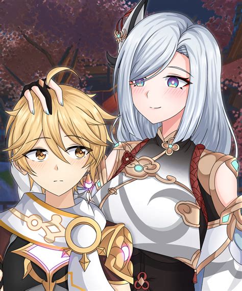 Aether X Shenhe Kuro