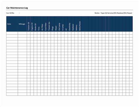 Fleet Vehicle Maintenance Log Template New Fleet Maintenance Schedule