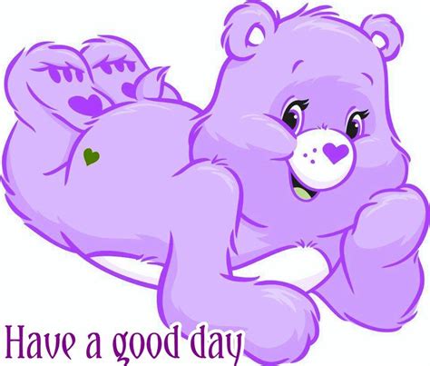 Purple Care Bear Drawing Purple Care Bear Card Purple Care Bears