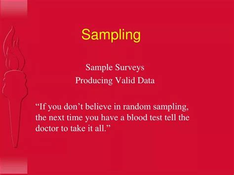 PPT Sampling PowerPoint Presentation Free Download ID