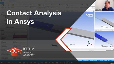 Contact Analysis In Ansys Ketiv Virtual Academy Youtube