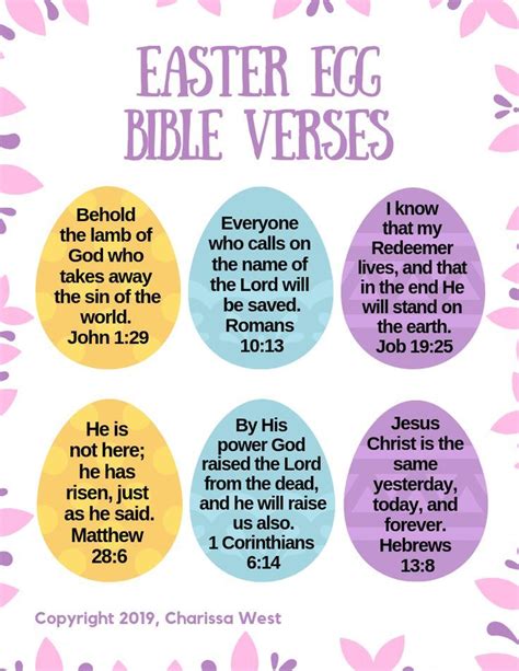 Free Printable Bible Verses Easter Free Printable Templates