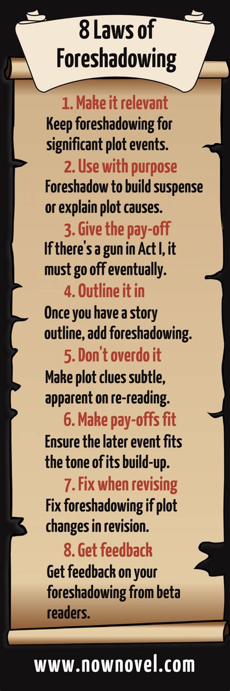 Foreshadowing Sentence Examples Short