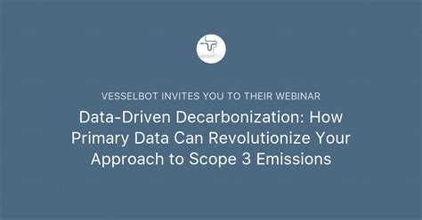 Data Driven Decarbonization How Primary Data Can Revolutionize Your