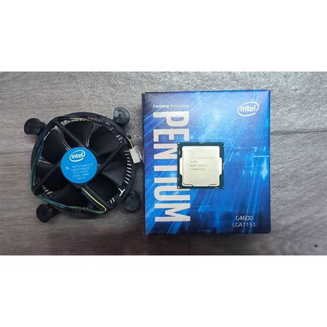 Intel Pentium G4600 3 60ghz พร้อมซิงค์พัดลม มือ2 สภาพดีมาก Shopee