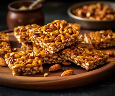 Premium Photo Crunchy And Nutty Chikki