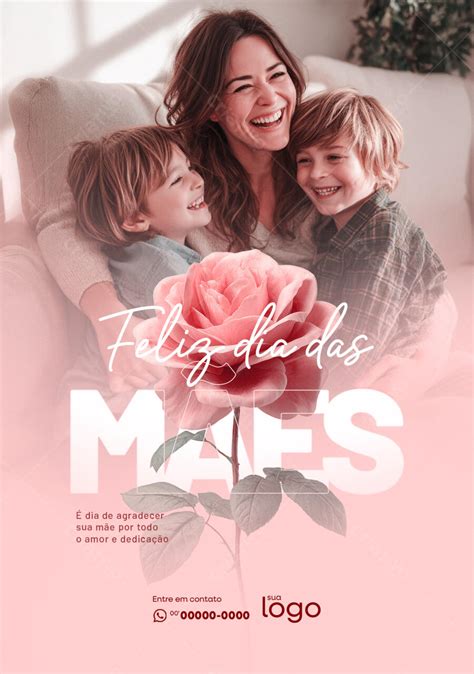 Flyer Dia Das Mães Psd Editável Psd Premium Download