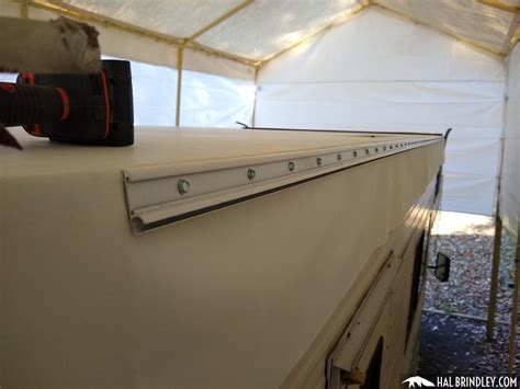 Rv Roof Repair Step 16 Install Rv Roof Trim Hal Brindley Wildlife