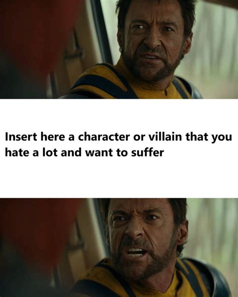 Wolverine Insulted Who Meme Template By Matuta2002 On Deviantart